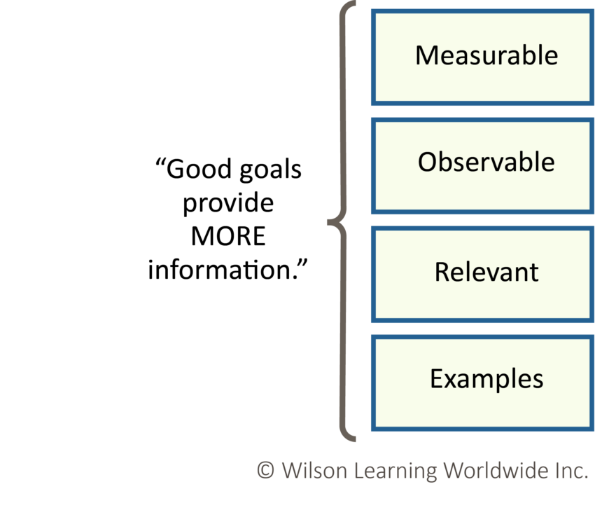 Leading for Performance: Setting Goals for Success™ | Wilson Learning ...